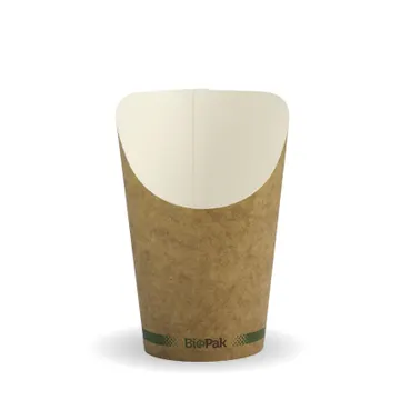 Biopak Paper Hot Chip Cup - Small 12oz | Astra Supply
