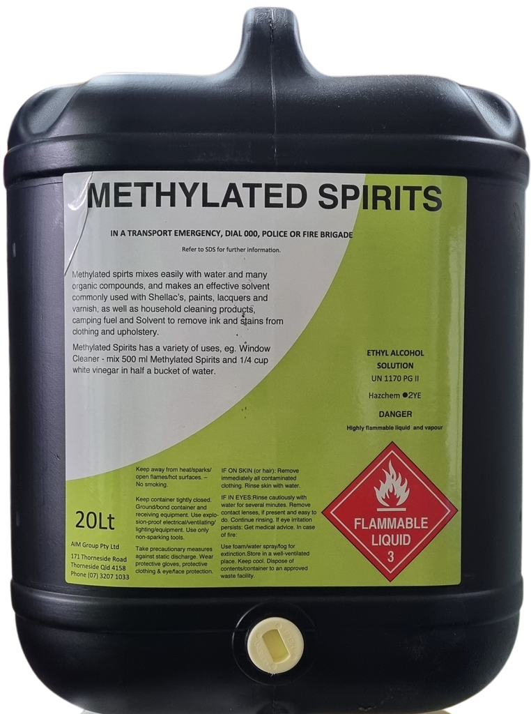 Methylated Spirits 20L | Astra Supply